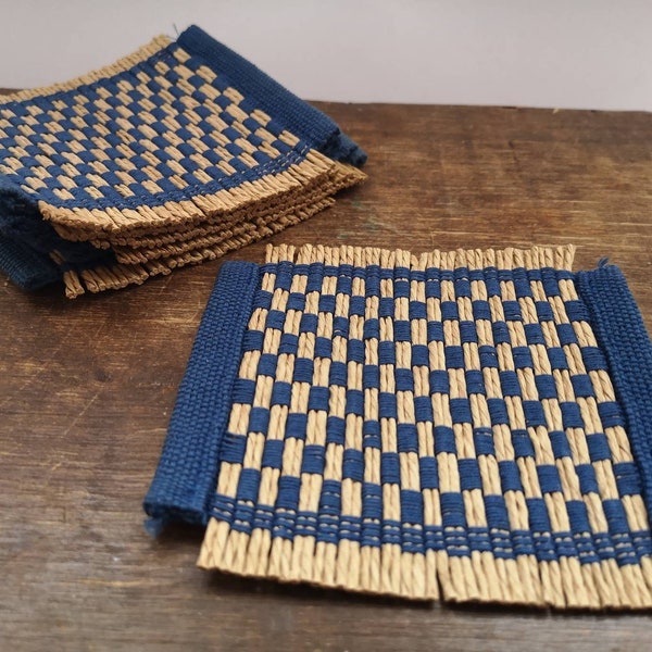 Straw Coasters - Etsy