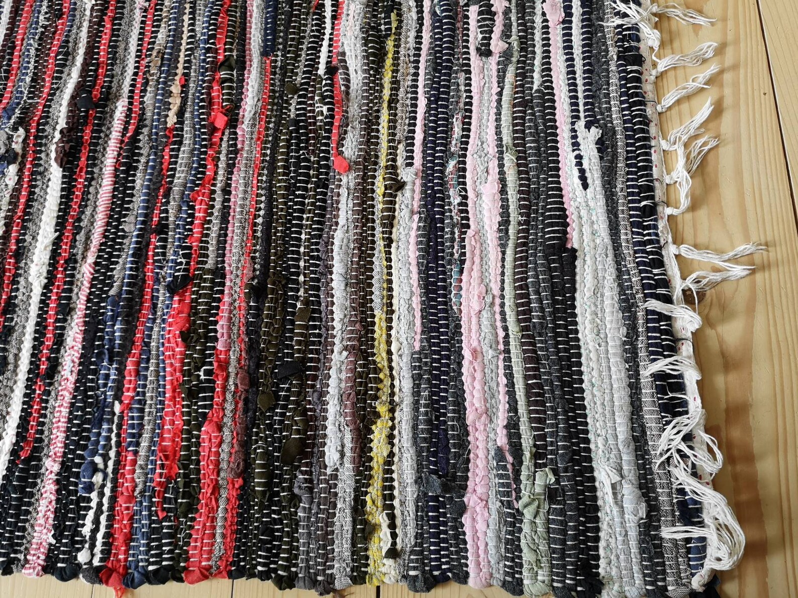 Swedish Vintage Extra Large Rag Rug Woven Rag Rug Multicolored - Etsy