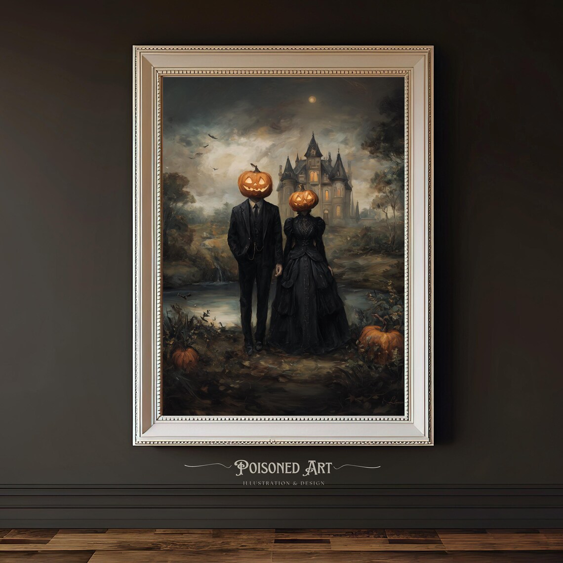 Halloween Themed Rolled Posters, Spooky Decor, Fall Home Aesthetic ...