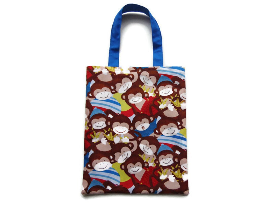 Monkey Gift Bag, Monkey Favor Bag, Monkey Goodie Bag, Monkey Quiet Bag ...