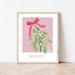Mistletoe Printable, Pink Christmas, Pastel Christmas Printable ...
