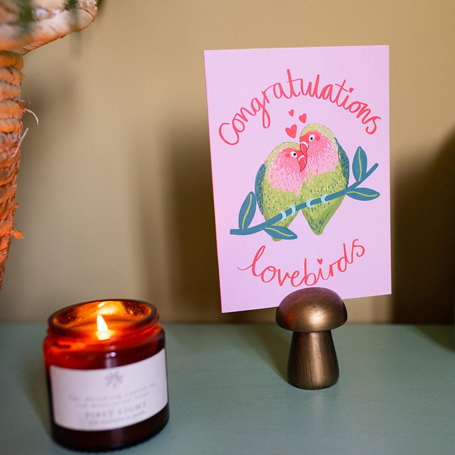 Congratulations Lovebirds Card - Etsy