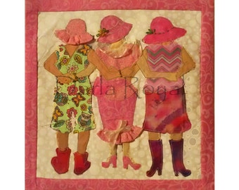 Think Pink Breast Cancer Fabric Panel - Etsy