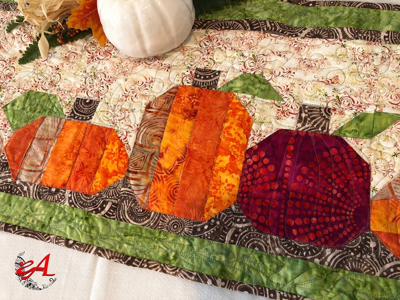 The Pumpkin Patch Table Runner Pattern PDF Download - Etsy