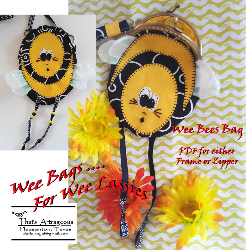 PDF Instant Download Sewing Pattern Wee Bee Bag - Etsy