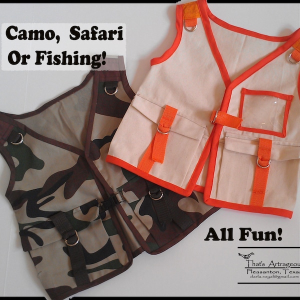 Safari Vest - Etsy