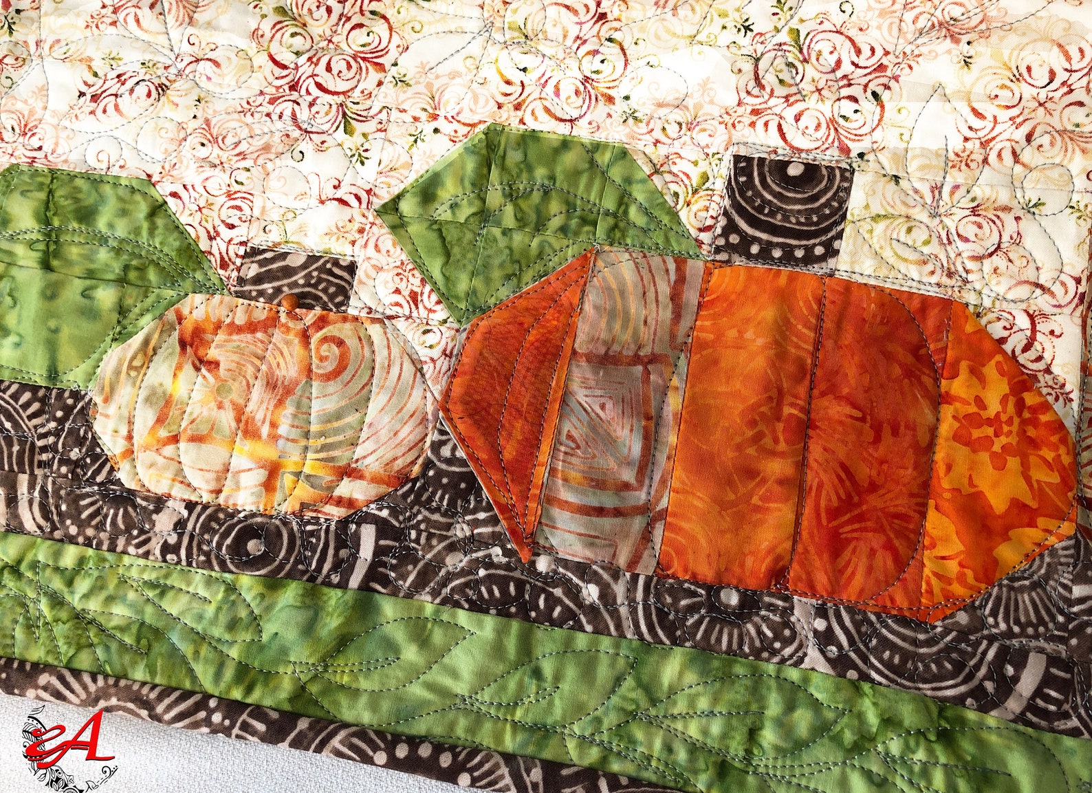 The Pumpkin Patch Table Runner Pattern PDF Download - Etsy