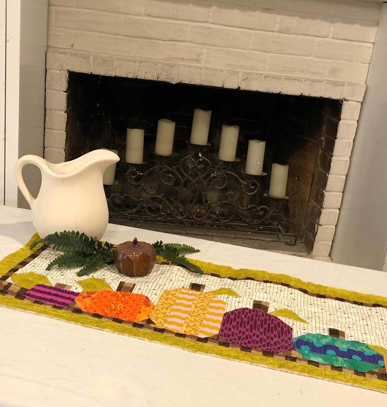 The Pumpkin Patch Table Runner Pattern PDF Download - Etsy