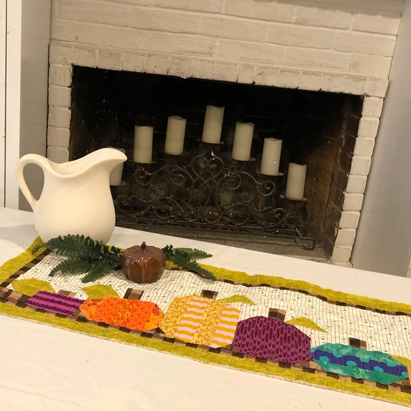 Pumpkin Table Runner - Etsy