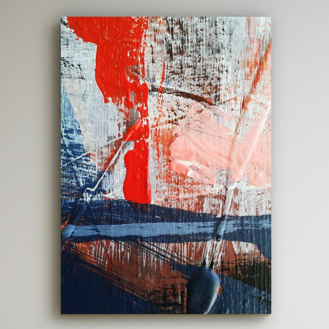 Abstract Sunset Painting, Modern Expressionism Wall Art (digital Print ...