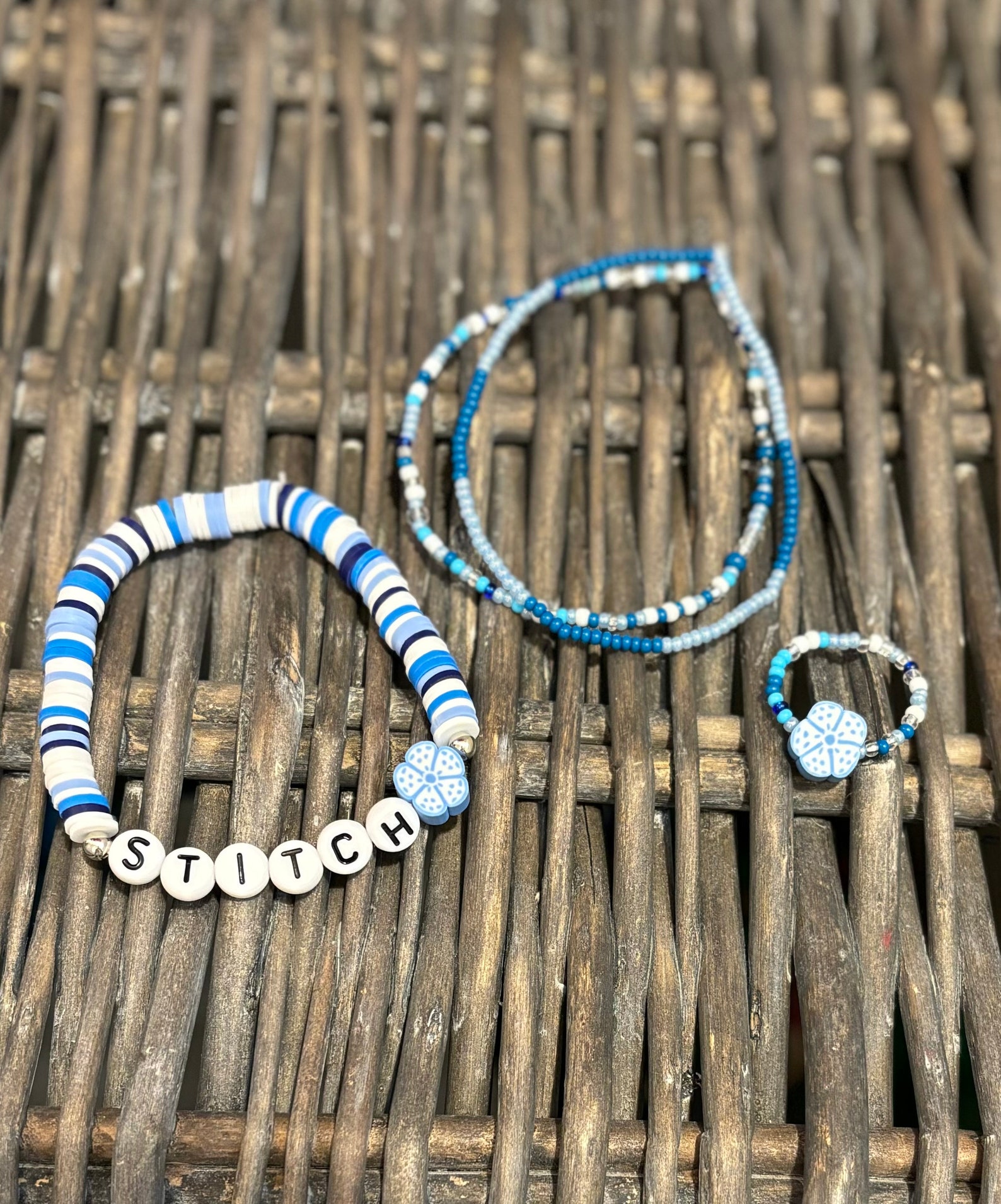 The Stitch Stack, Lilo & Stitch, Stacking Bracelets, Hawaiian Style ...