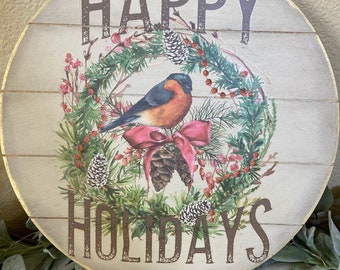 Holiday Plaque | Etsy