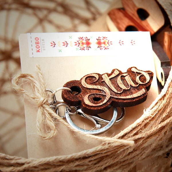 Word Keychain - Etsy