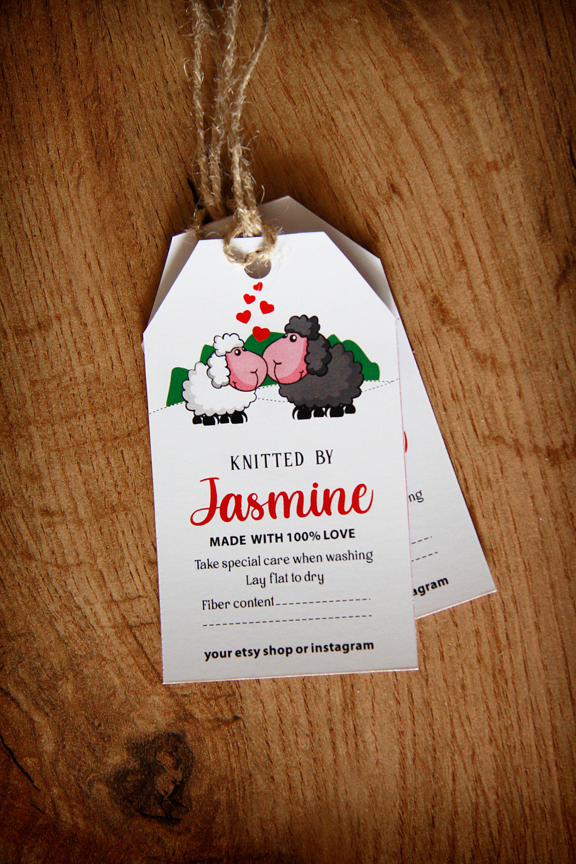 Set of 50 Custom Clothing Labels Labels for Handmade Items - Etsy