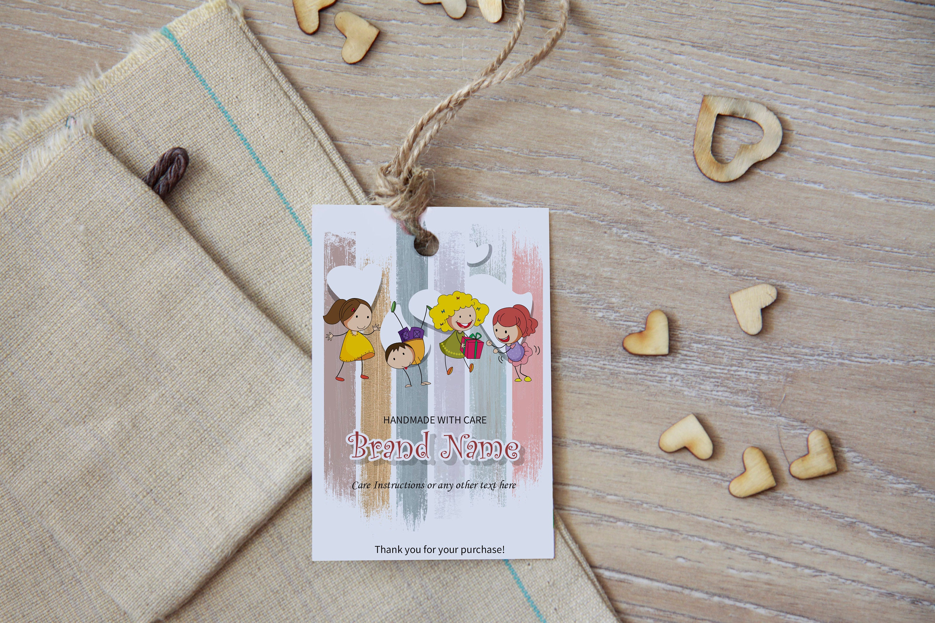 Custom Hang Tags Handmade Toys Hang Tag, Bag Hang Tag, Product Hang ...