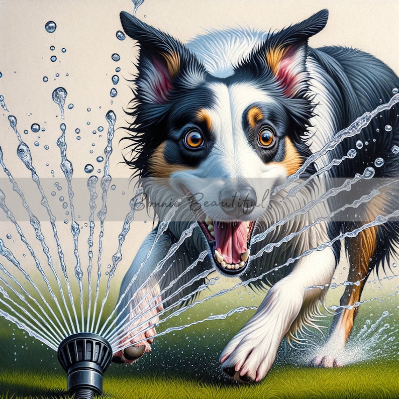 Border Collies At Play This Digital Image Set Bundle Features Border