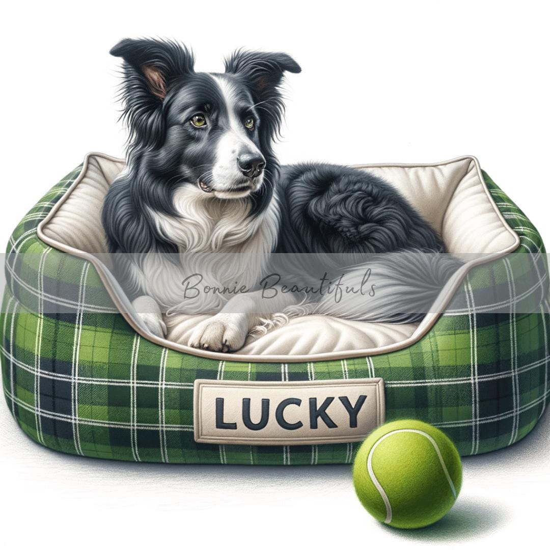 St. Patrick's Day Border Collie Digital Art Volume 6-10 - Etsy
