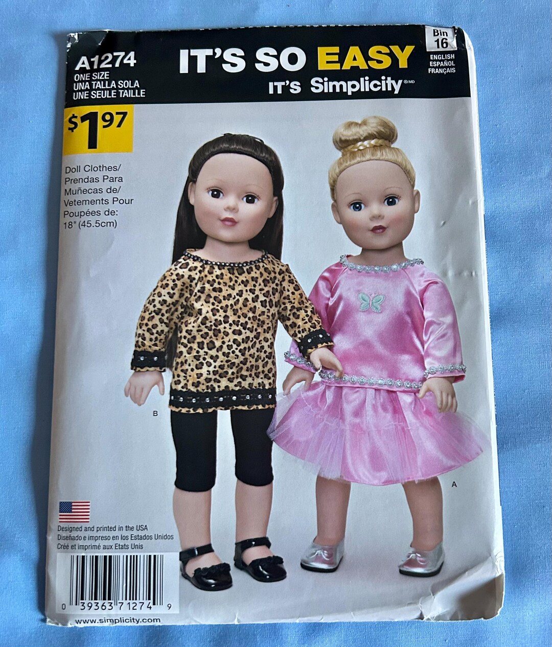 Simplicity Sewing Pattern A1274, 18