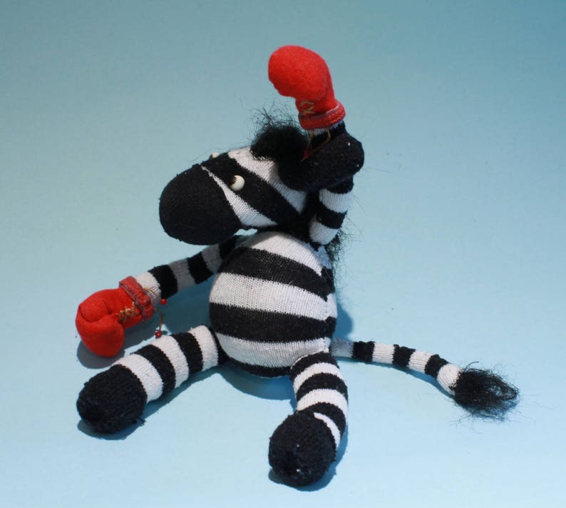 Badass Boxing Zebra - Etsy