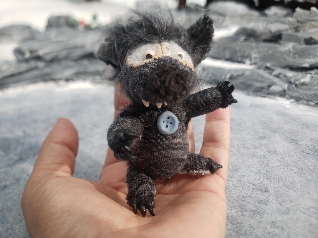 Little Cute Cheeky Werewolf to Hang Up! - Etsy