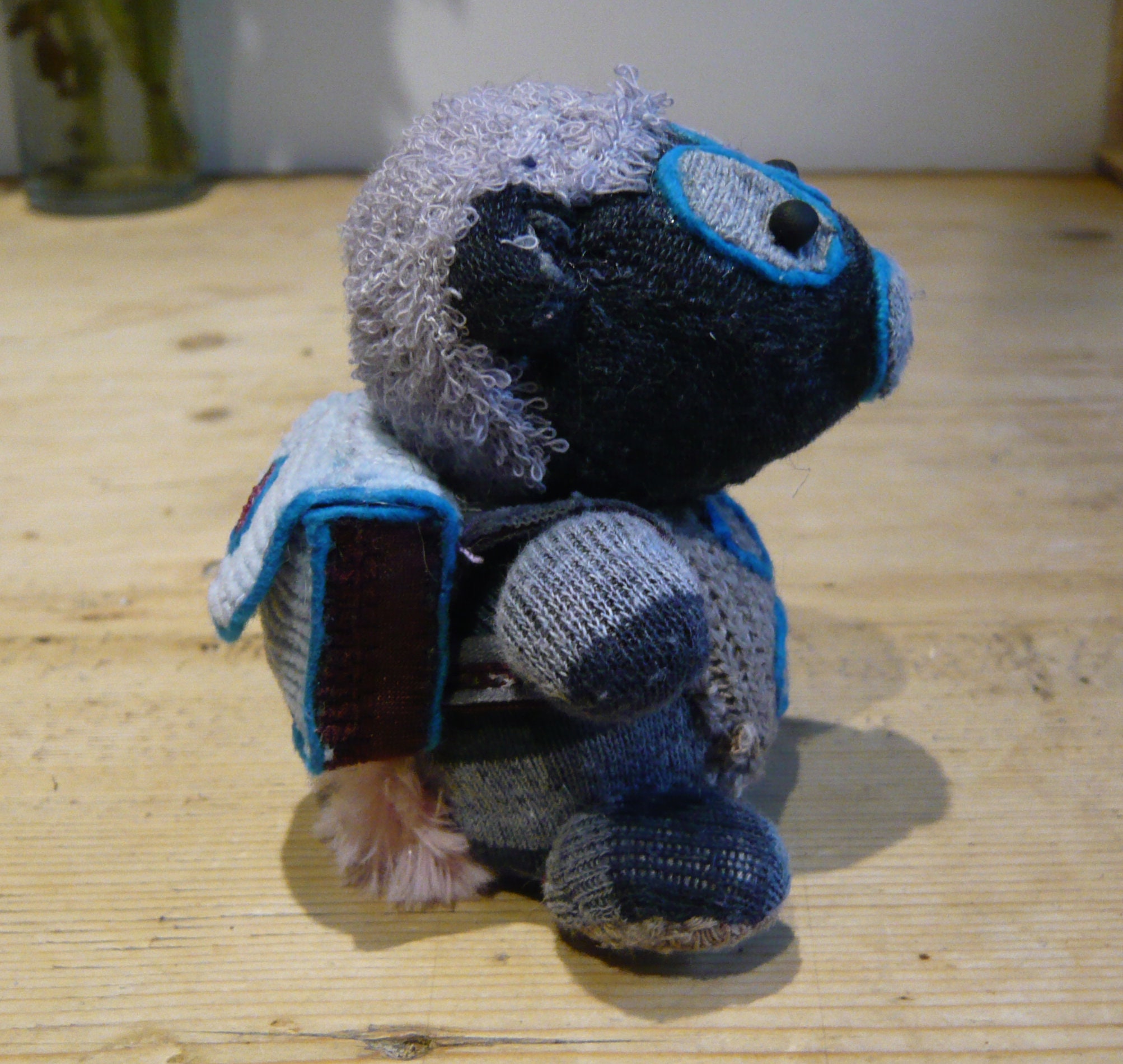 Say thank you with a little Love Wombat with a heart in his | Etsy