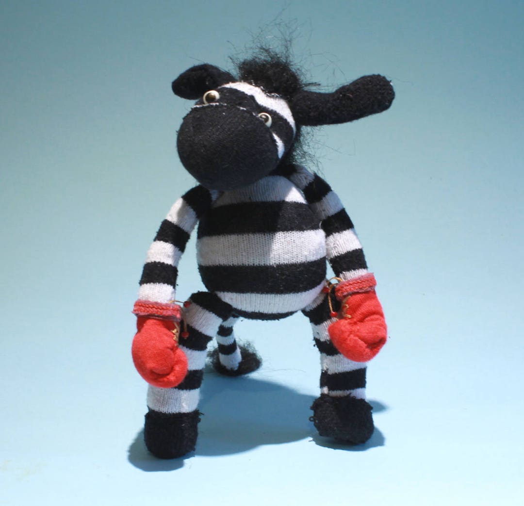 Badass Boxing Zebra - Etsy