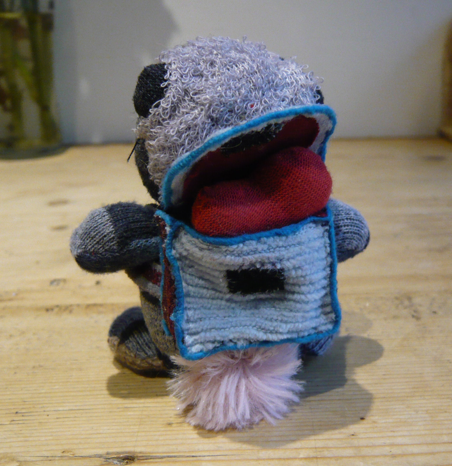 Say thank you with a little Love Wombat with a heart in his | Etsy