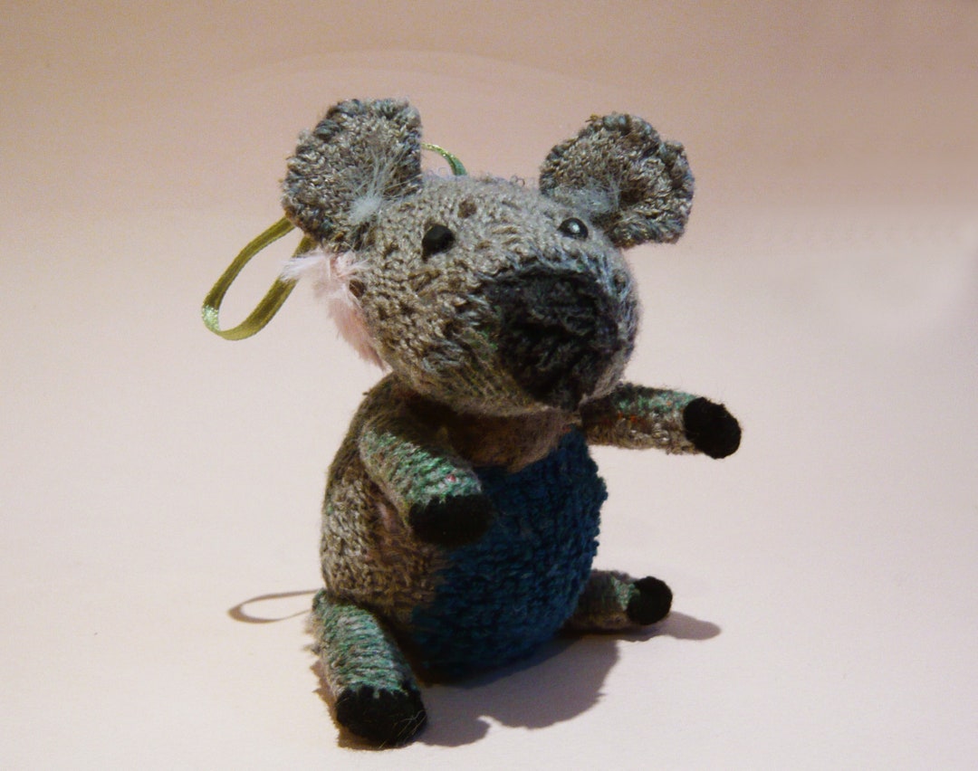 Recycled Fabric Koala Sock Puppet - Etsy