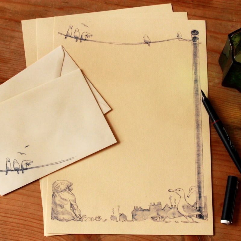 Beautiful Writing Paper - Etsy