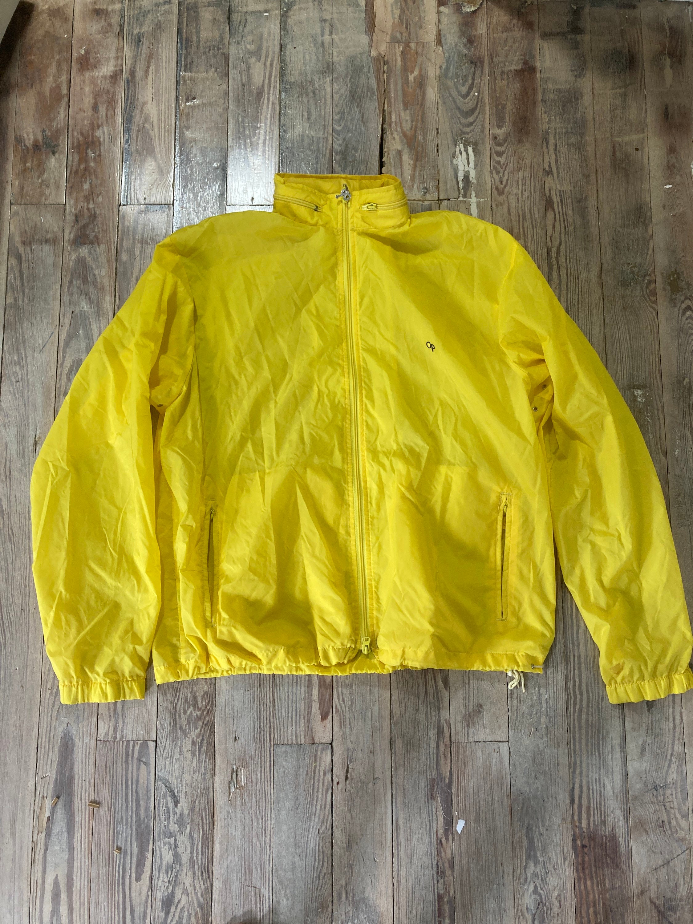 OP Rain Coach Jacket Zip Out Hood - Etsy
