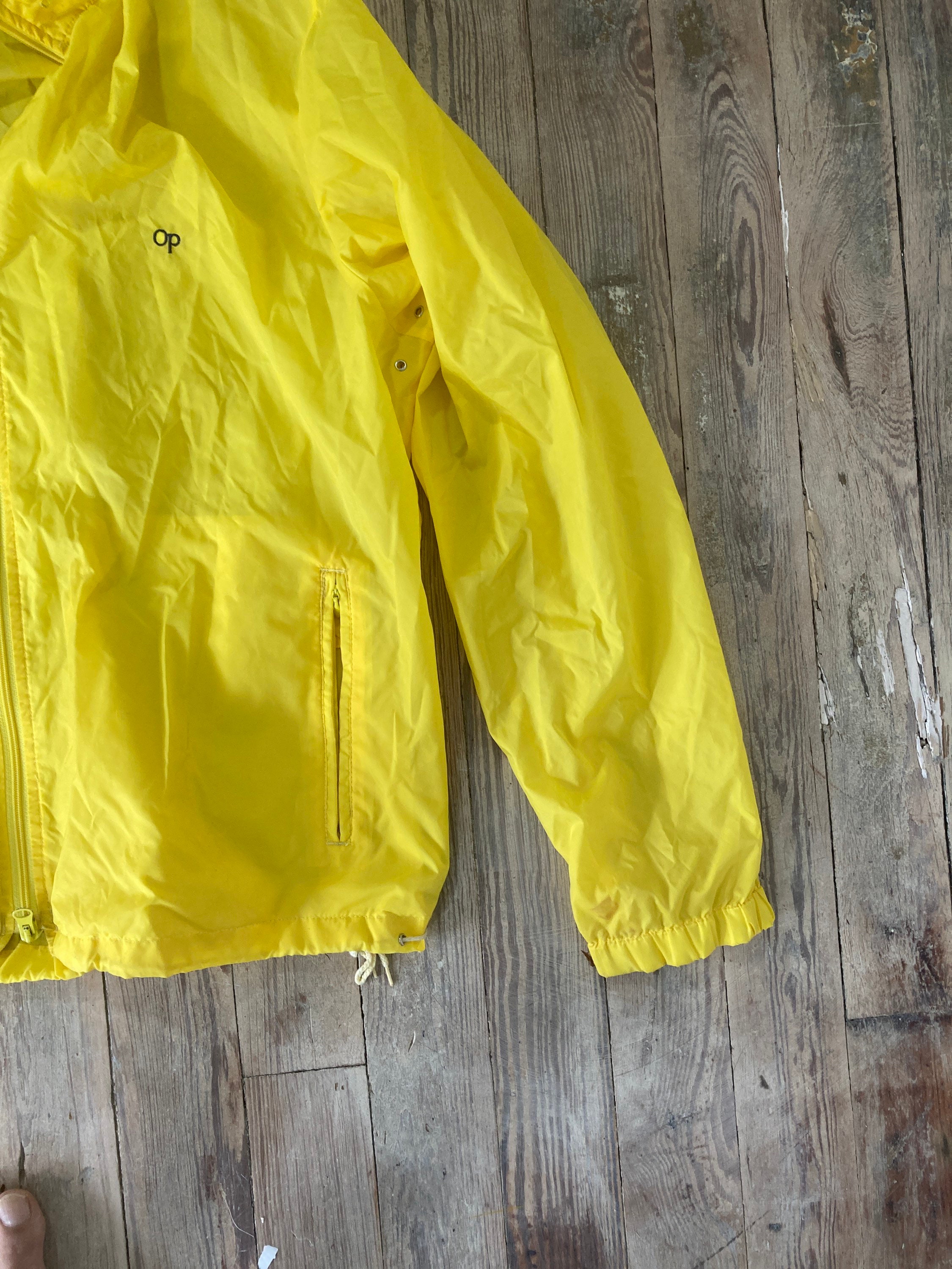 OP Rain Coach Jacket Zip Out Hood - Etsy