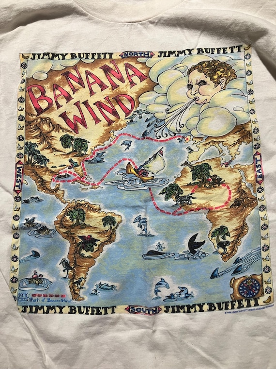 1996 jimmy buffet tour long sleeve - Gem