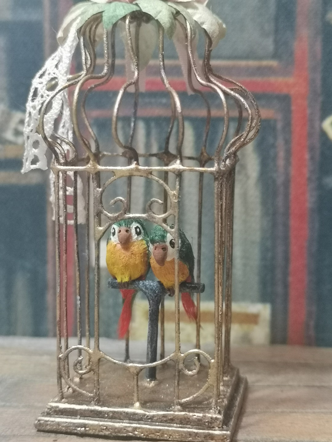 Cute Cage / Iron / Miniatures / Dollhouse / 1 12 Scale / - Etsy