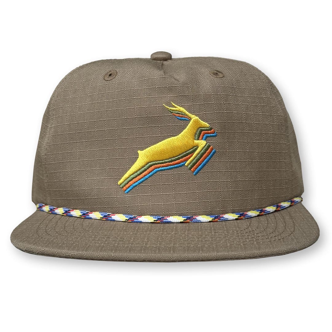 Antelope Rope Hat / Biscotti Ripstop Nylon With Buttercup Antelope - Etsy