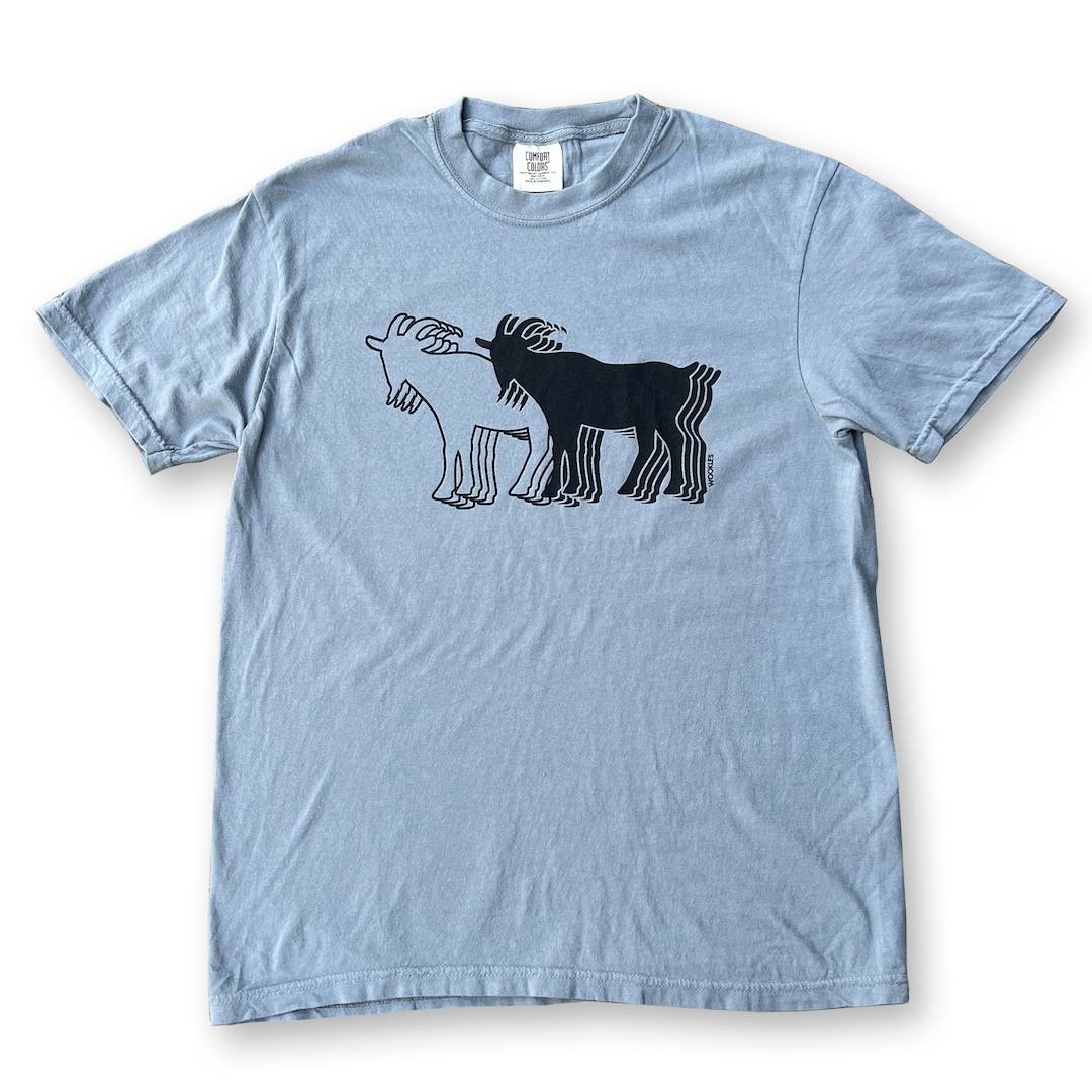 Billy Strings Goat Tshirt in Inked Grey - Etsy