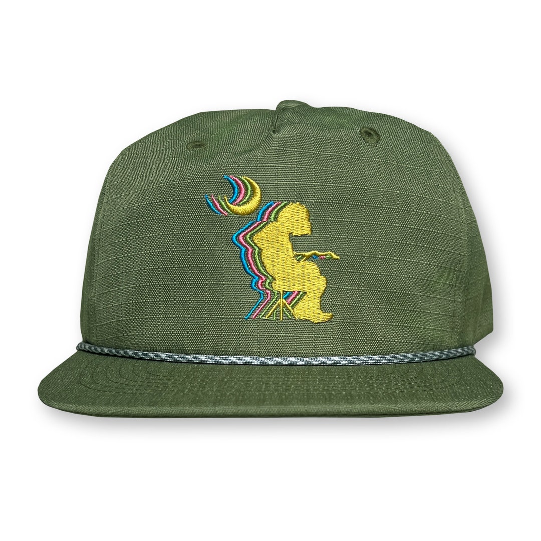 Widespread Panic Rope Hat / Lima Bean Ripstop Nylon With Chartreuse ...