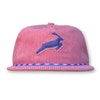 Antelope Five Panel Hat / Watermelon Nylon With Lite Brite Antelope ...