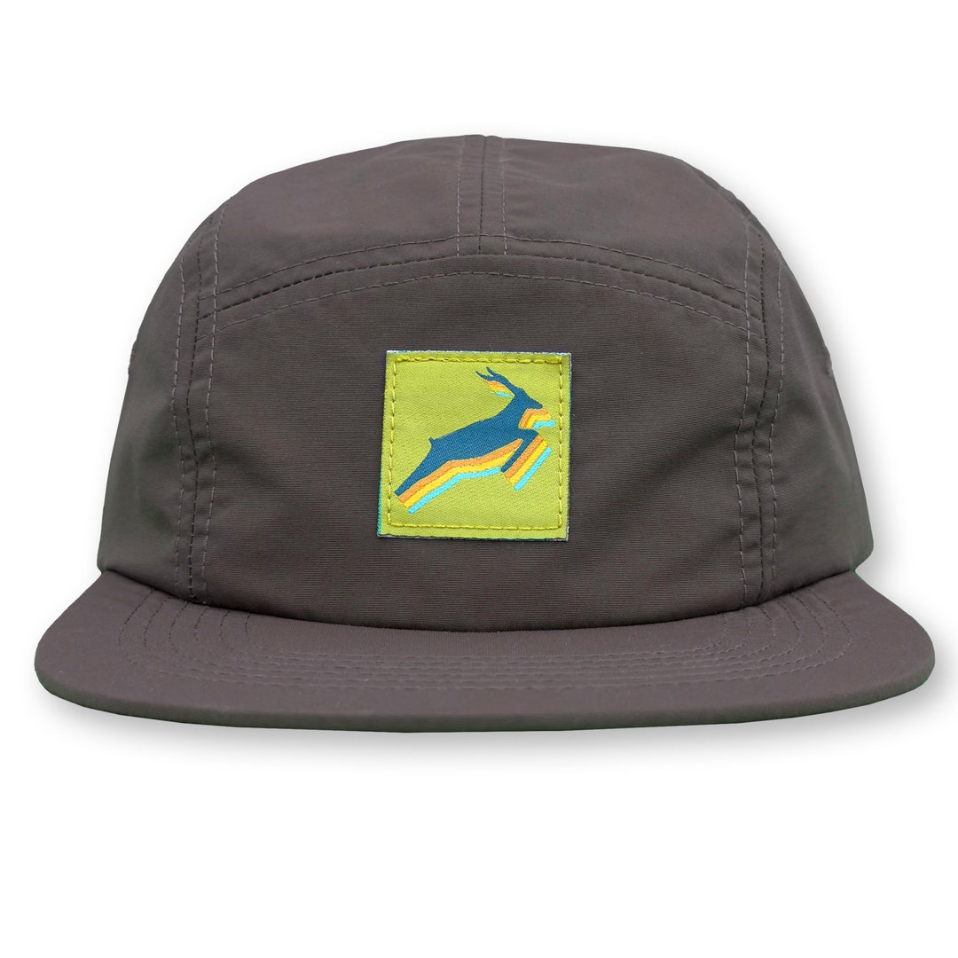 Antelope Five Panel Hat / Smudge Nylon With Blueberry Limeade Antelope ...