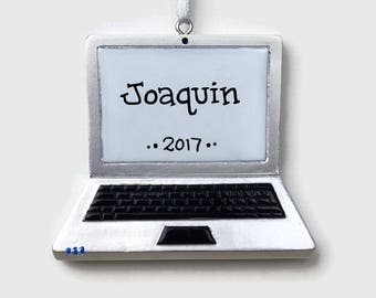 Laptop Computer Personalized Ornament Desk Office New | Etsy