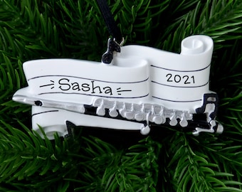 Flute Christmas Ornament - Etsy