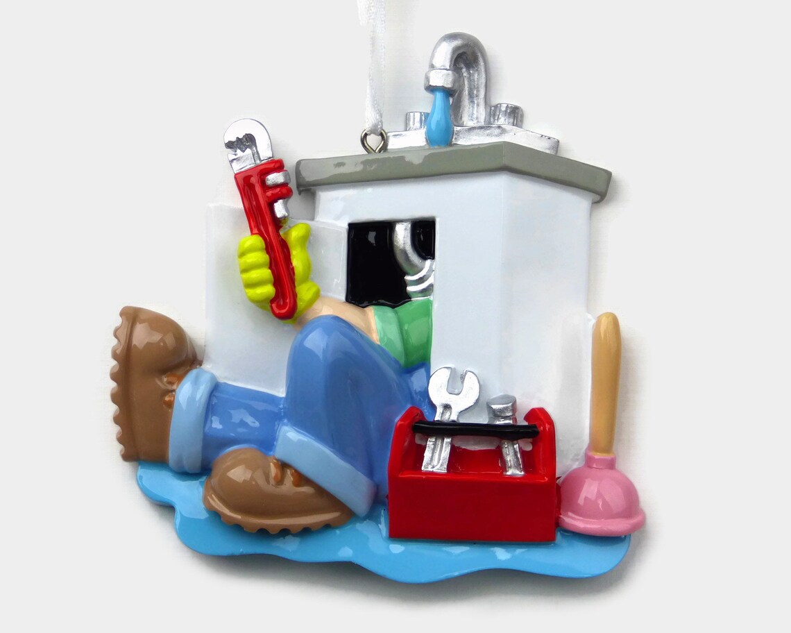 Plumber Personalized Ornament Christmas Gift for Handyman - Etsy