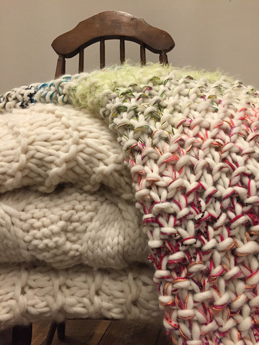 Railroad Roundup Blanket Knitting Kit - Etsy