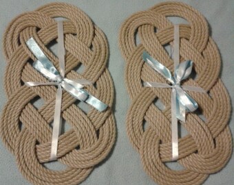 Rope Tablemat or Pot Mat | Etsy UK