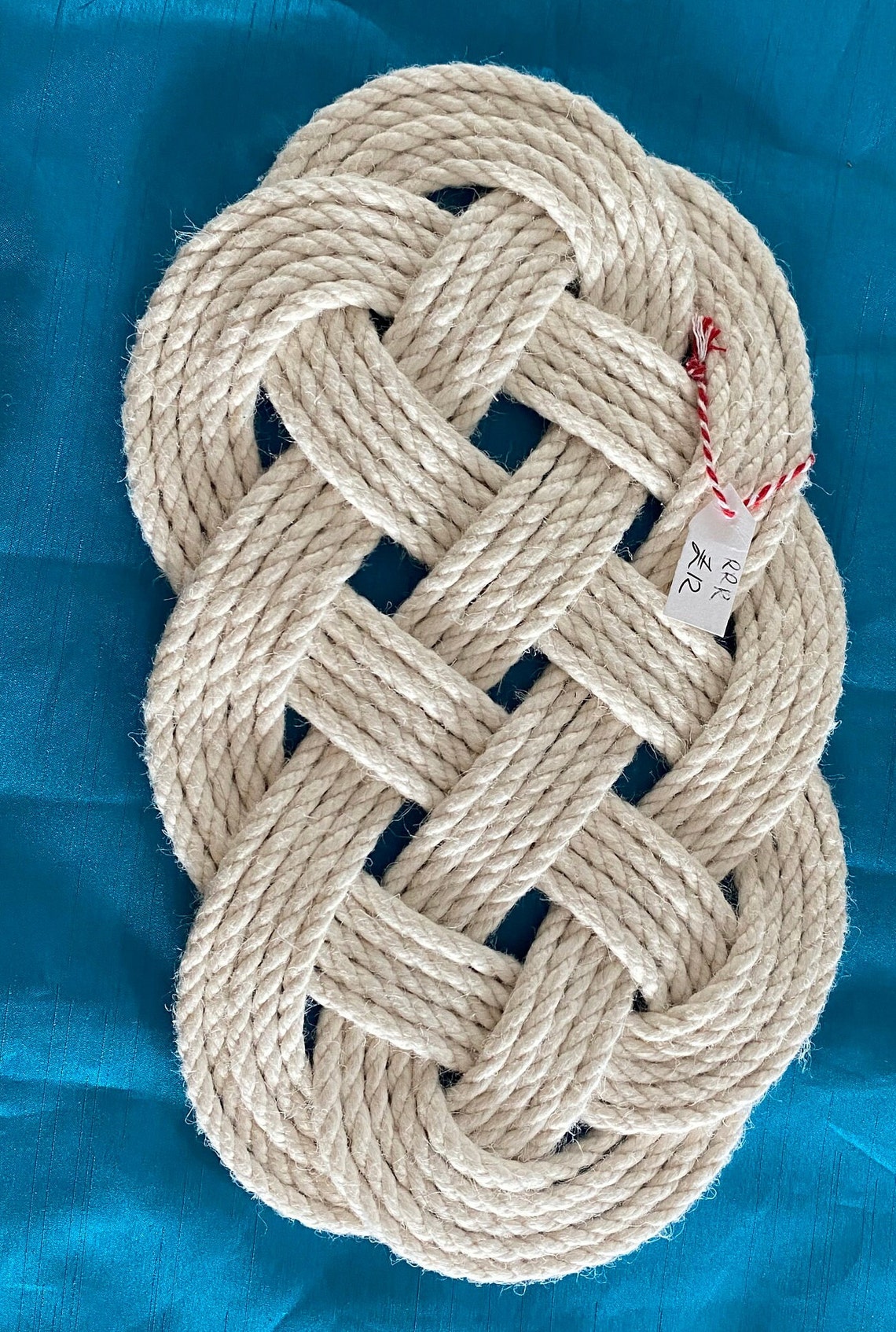 Ocean Plait Rope Mat - Etsy