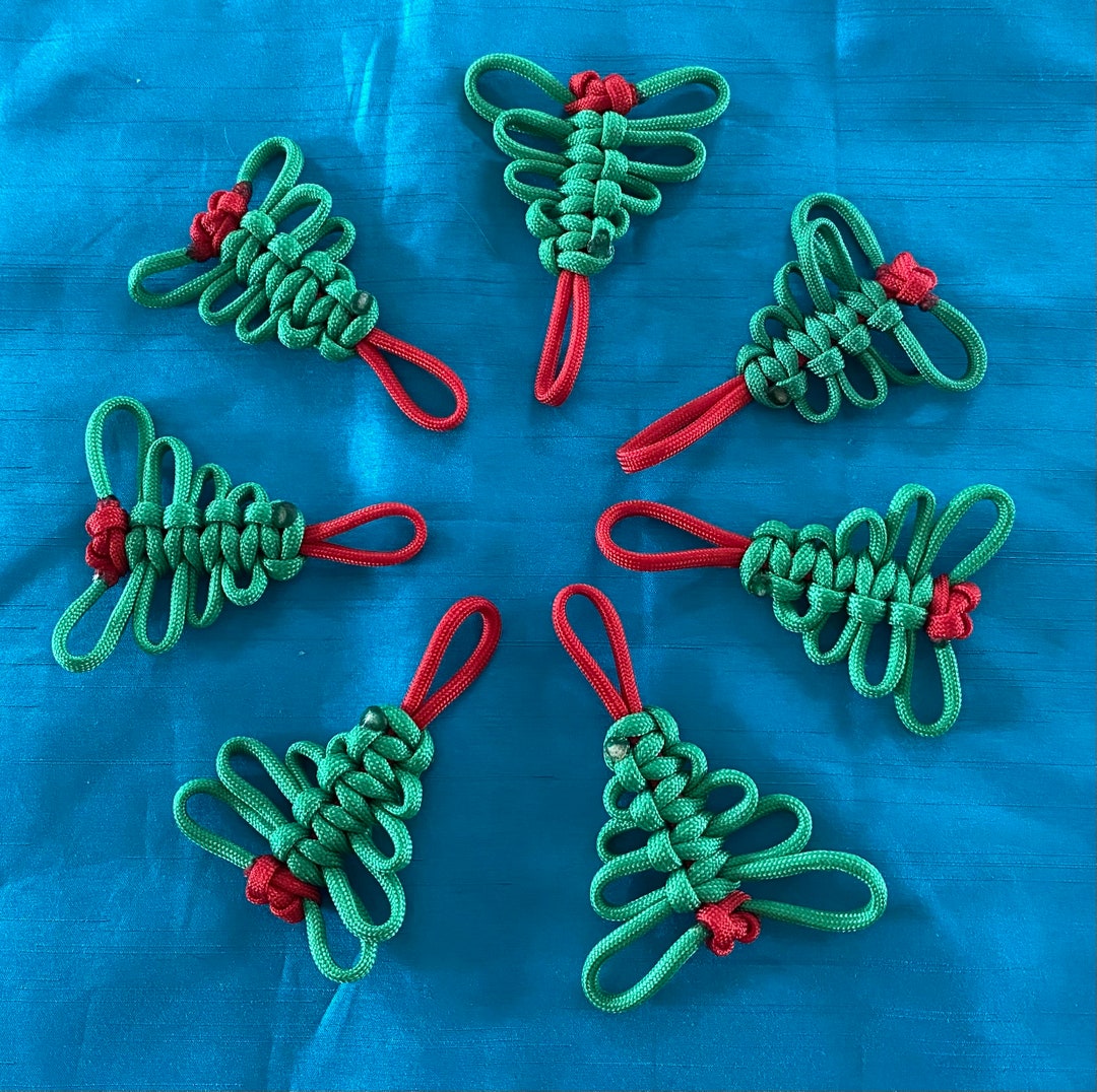 Paracord Christmas Trees - Set of 6 - Etsy