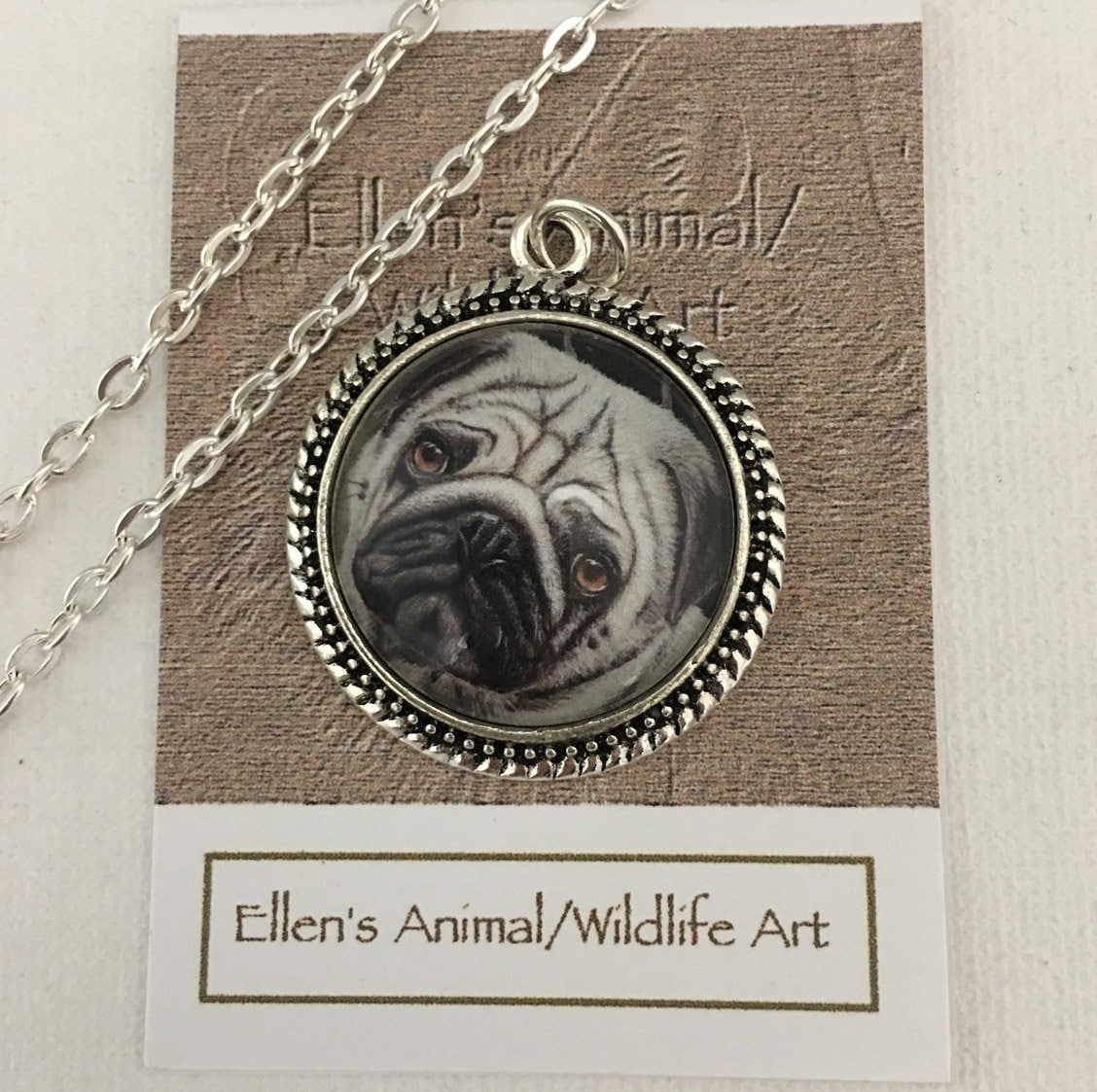 Pug Necklace Pug Pendant Pug Jewelry Dog Jewelry Pug Art - Etsy Singapore