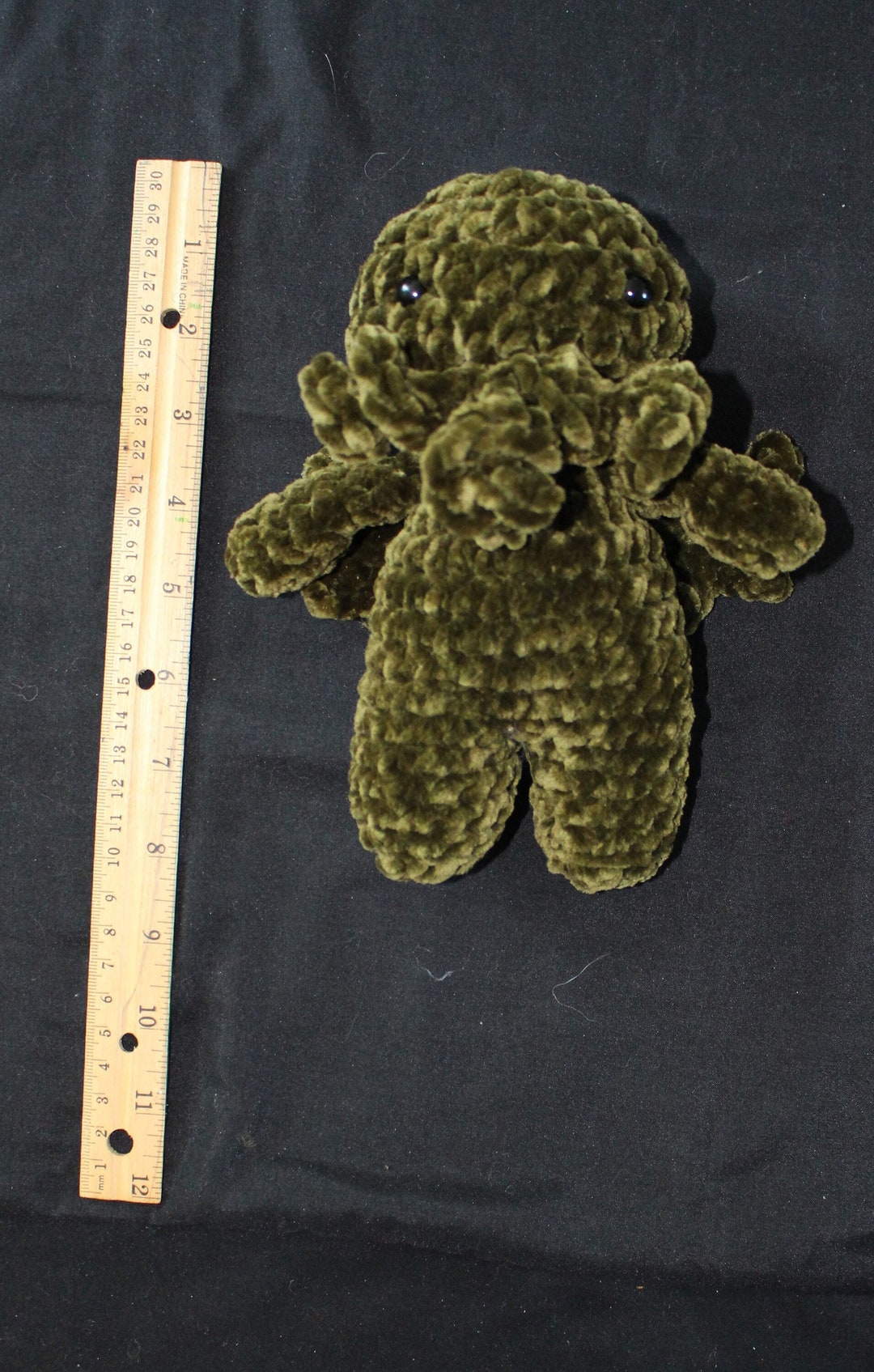Dark Green Mini Cthulhu Plushie SUPER Soft! - Etsy