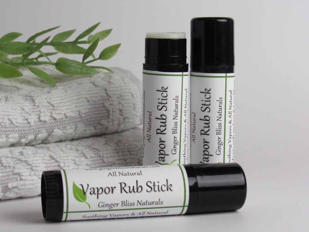 Herbal Vapor Rub Stick ~ All Natural | Coconut Oil | Beeswax ...