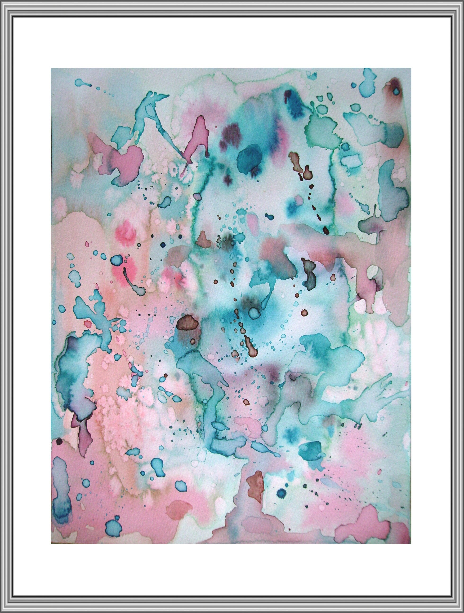 Watercolor Abstract Painting, Small Abstract, Original Abstract ...