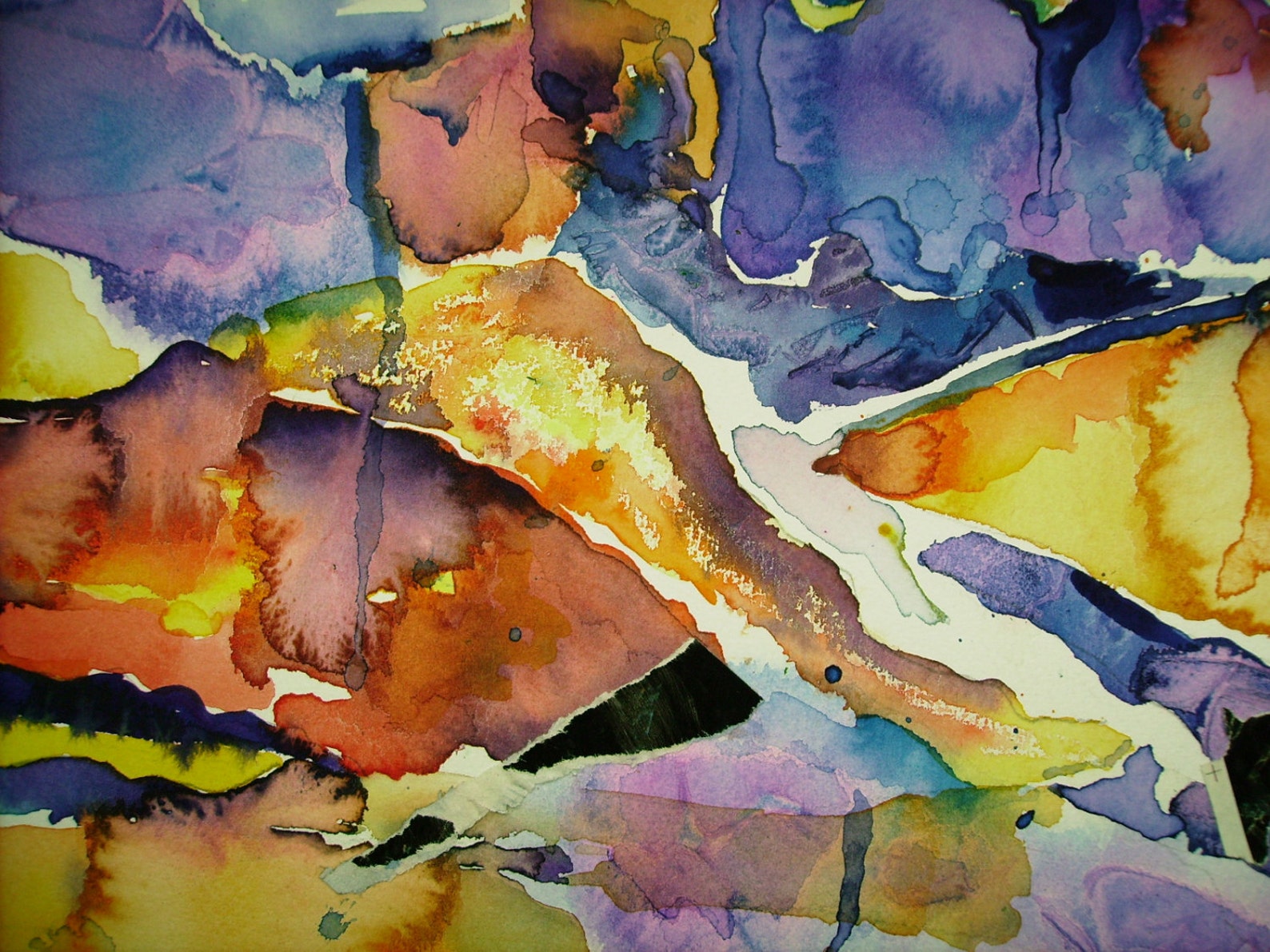 Watercolor Abstract Painting, Abstract Art, Colorful Abstract, Original ...